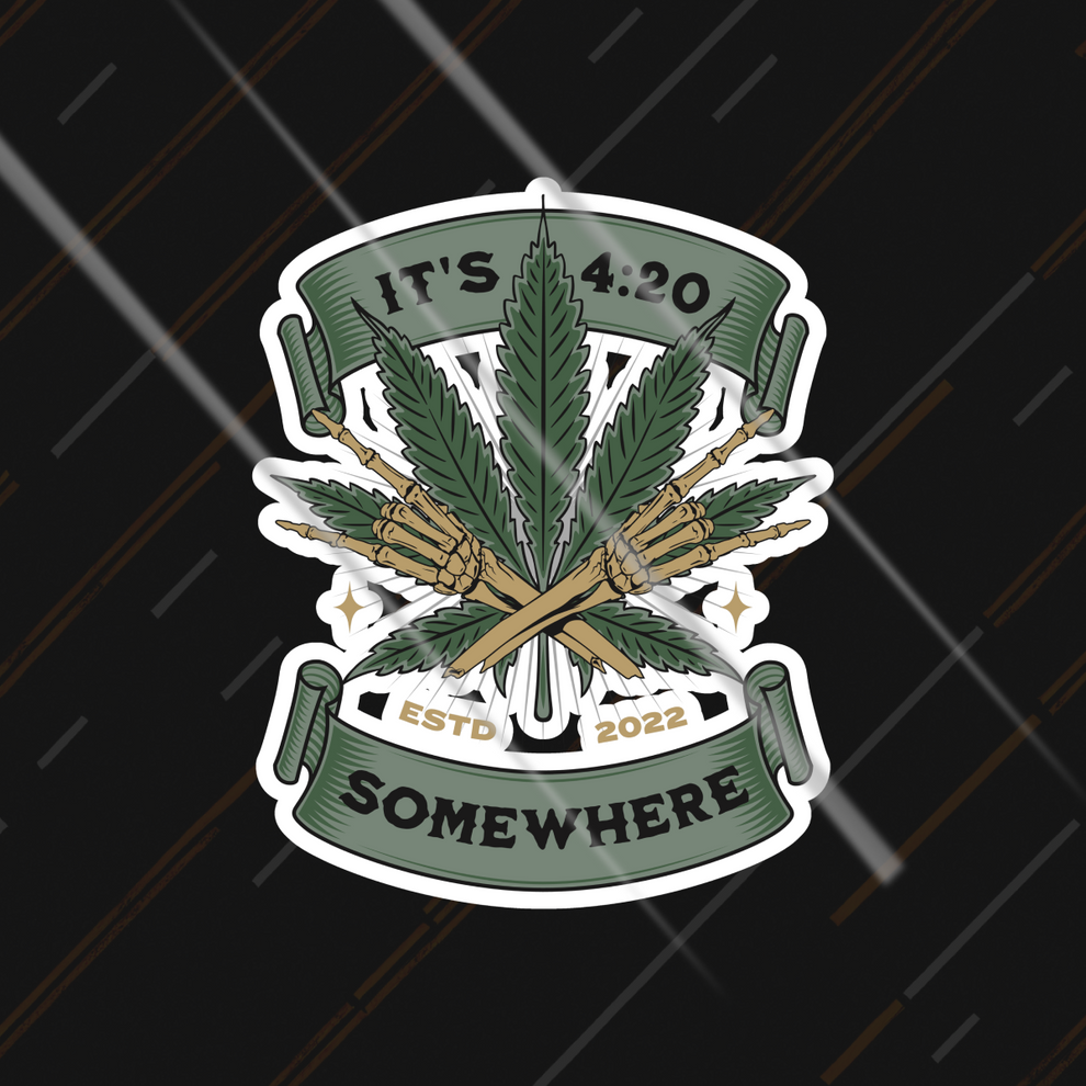 It's 4:20pm Somewhere | Sticker – Motohomies